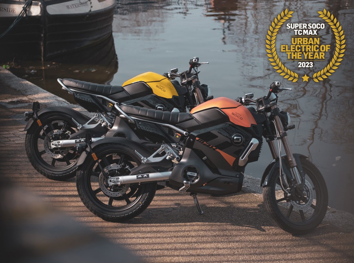 Super Soco TC Max wins Urban Electric Bike of the Year in the MCN Awards - VMoto